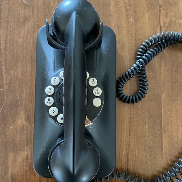 Pottery Barn | Wall Decor | Pottery Barn Black Phone For Wall Mount ...